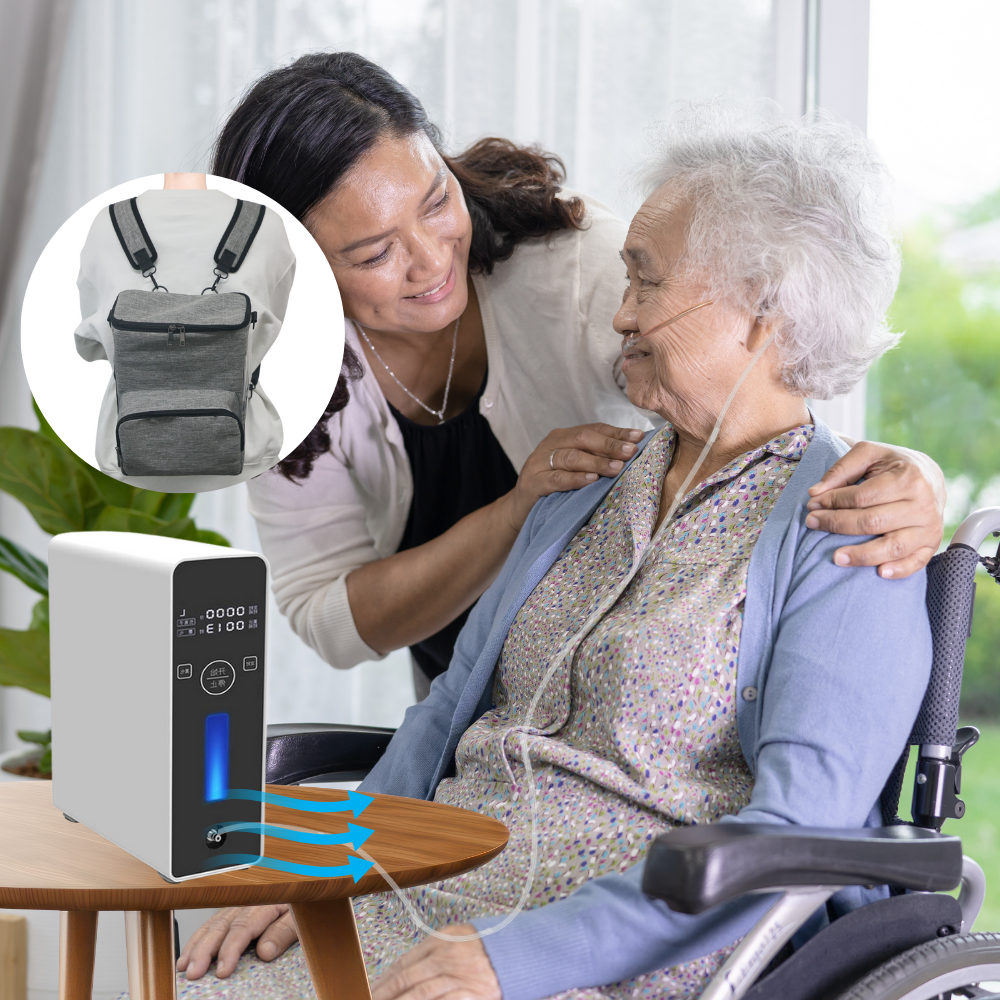 Used 5L Portable Continuous Flow Oxygen Concentrator | Used Low Noise ...