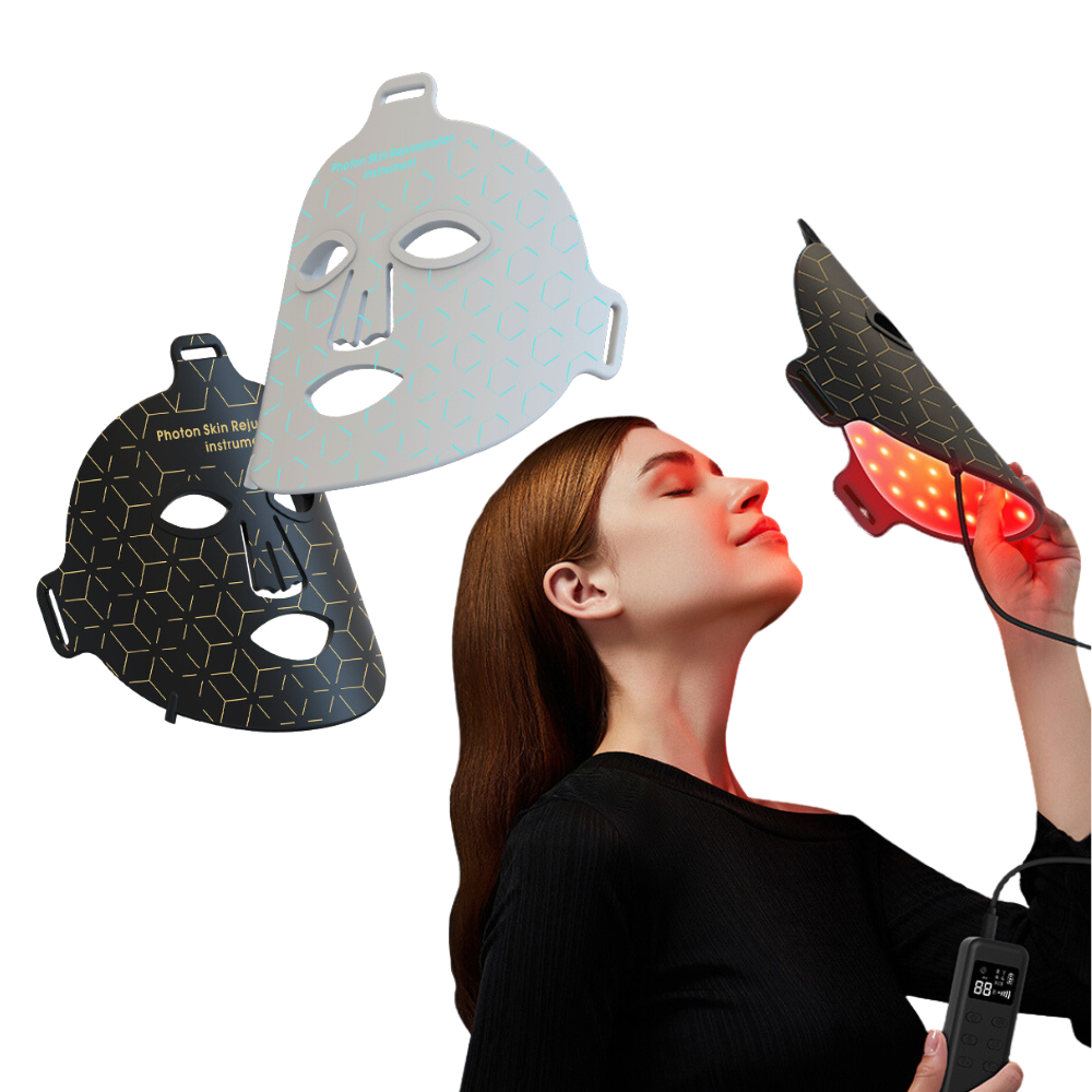 LED Light Therapy Facial Mask | LED Beauty Mask | LED Anti-aging Mask ...