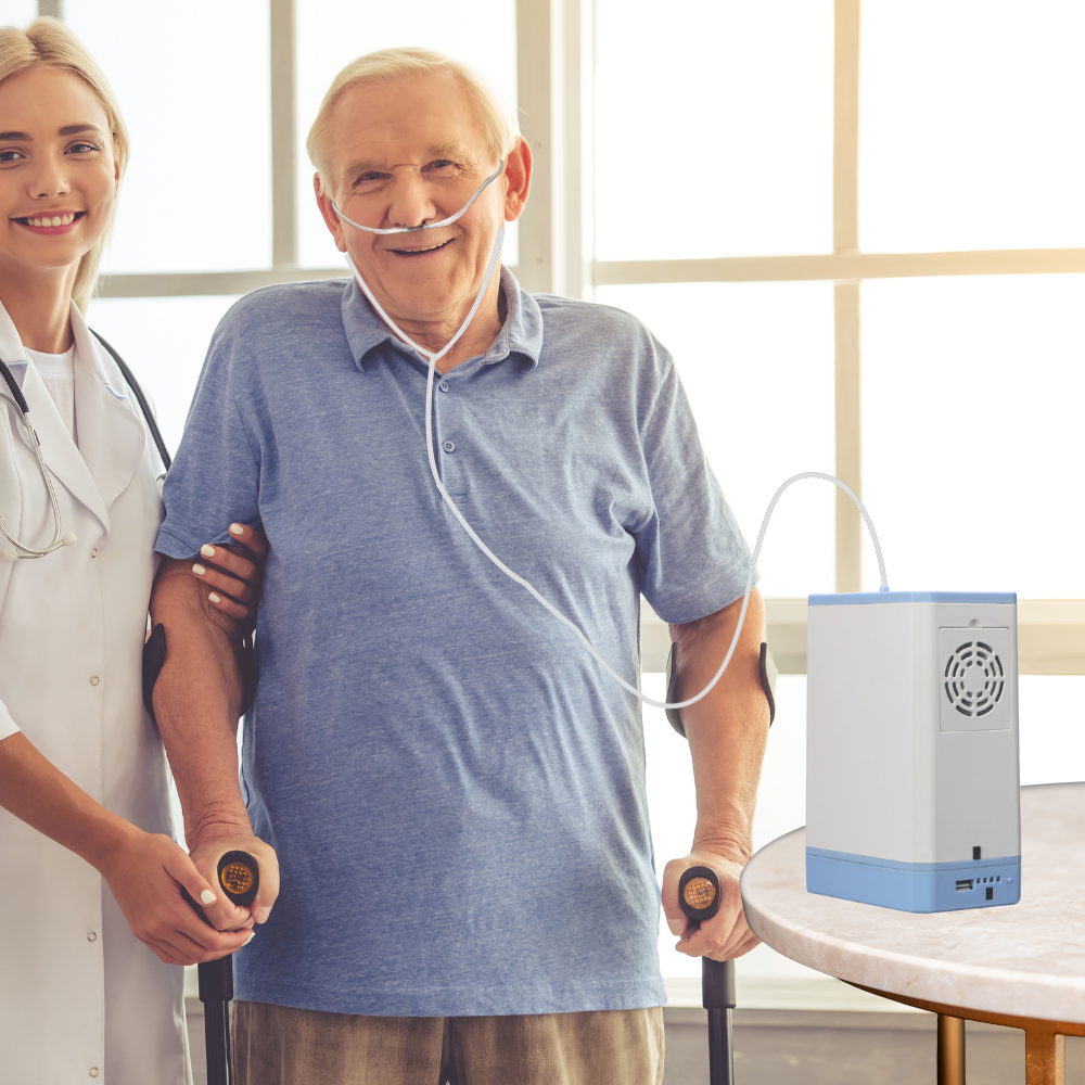 Newest 3L Portable Oxygen Concentrator | With 2 Hours Battery ...