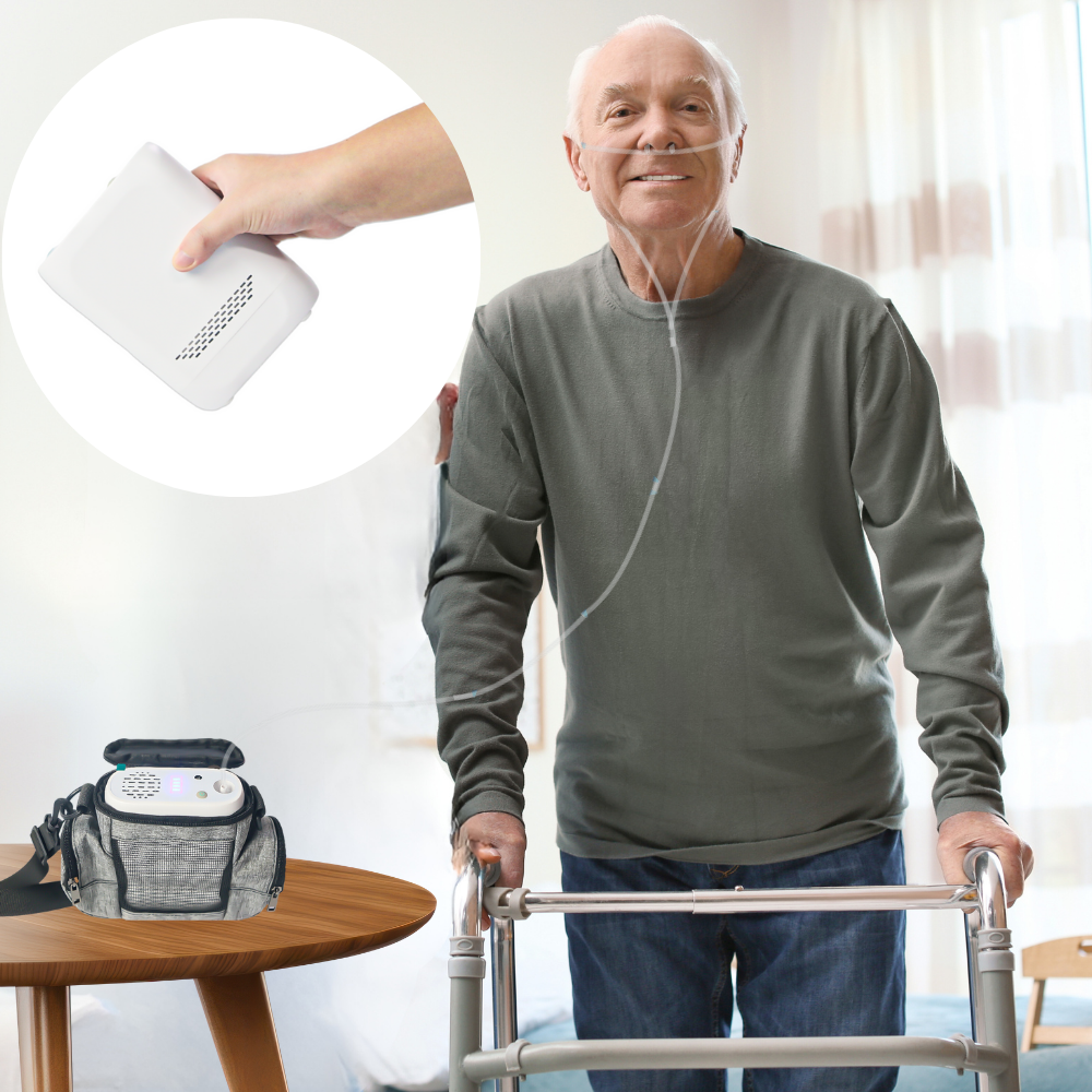 Smallest Portable Oxygen Concentrator Continuous Flow | Mini Size 4 ...