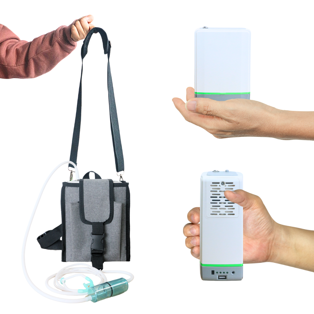 3L/Min Continuous Flow Oxygen Generator With 8 Hours Battery | 3L ...